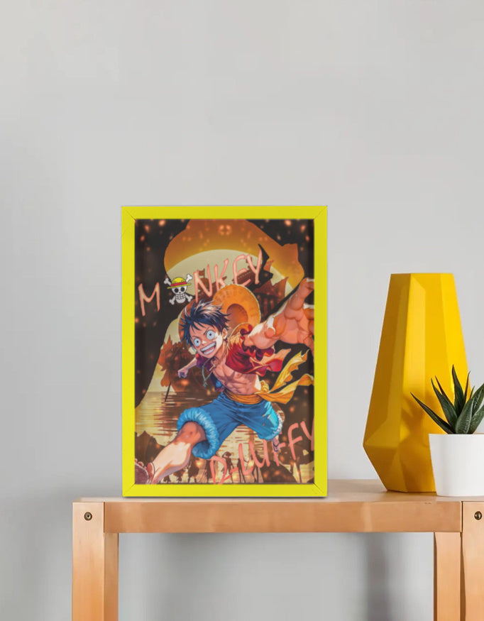One Piece: Luffy Framed Poster – Postarya